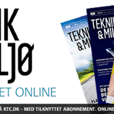 Teknik & Miljø - Maj 2018 LÆS ONLINE | ktc.dk